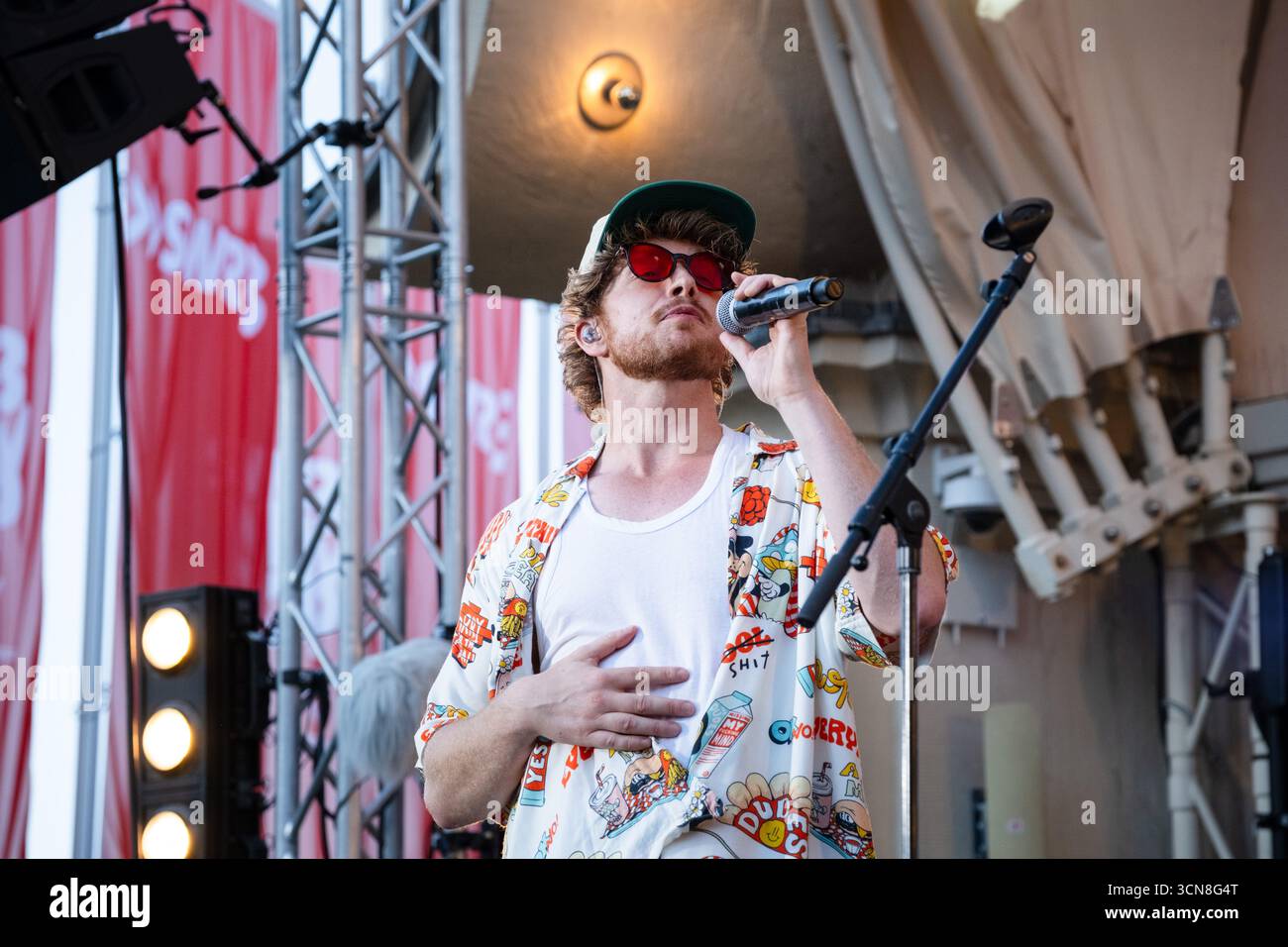 Baden-Baden, Germany, 19th September 2025 Young British singer ...