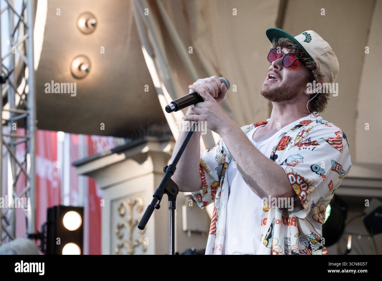 Baden-Baden, Germany, 19th September 2025 Young British singer ...