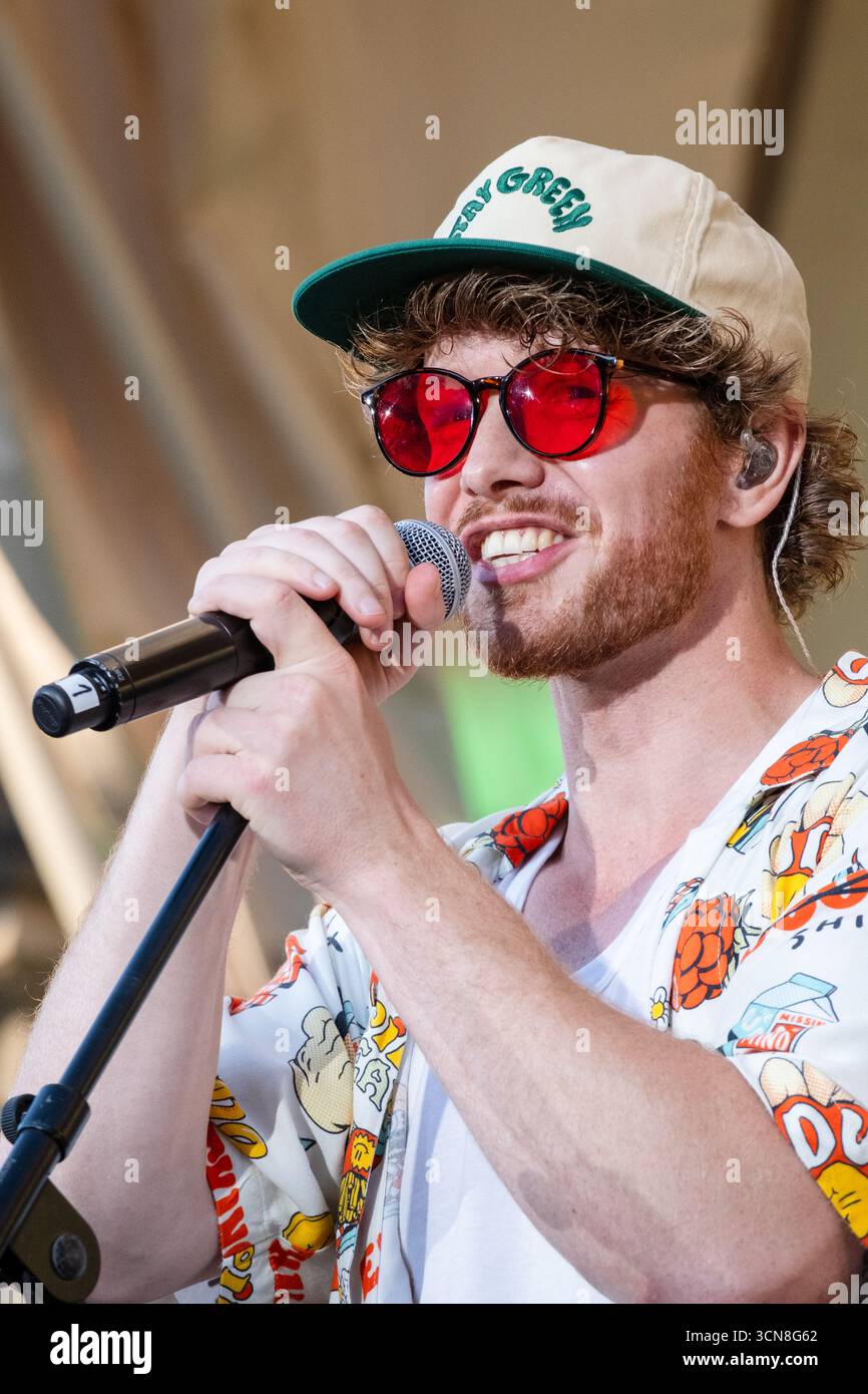 Baden-Baden, Germany, 19th September 2025 Young British singer ...