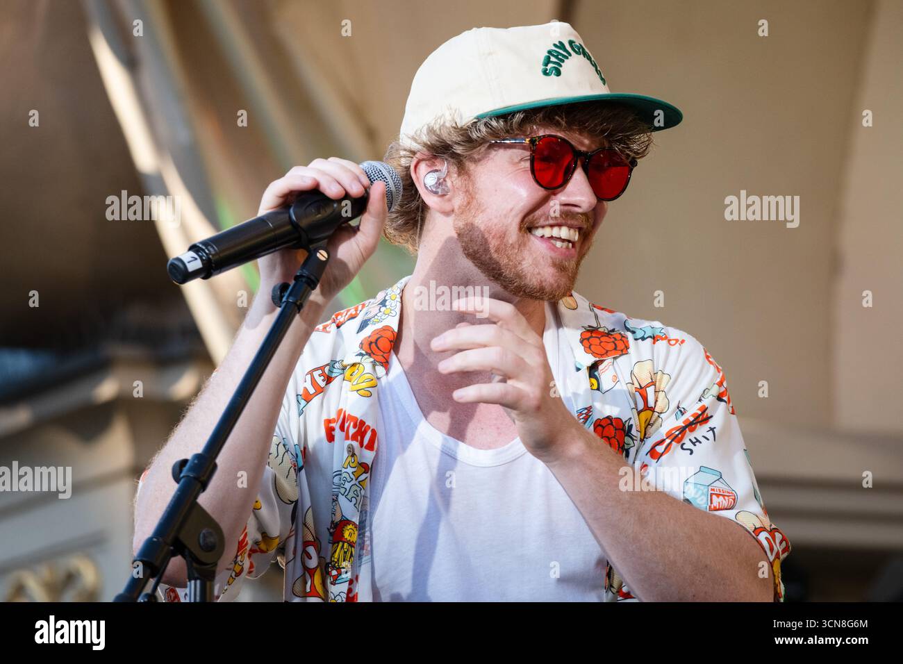 Baden-Baden, Germany, 19th September 2025 Young British singer ...