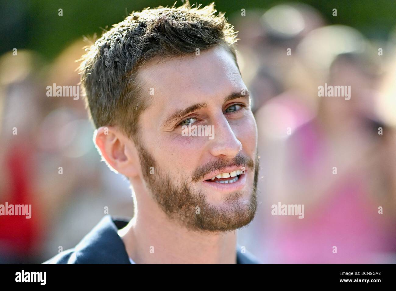 Jean-Baptiste Maunier, posing at the La Rochelle Fiction La Rochelle ...