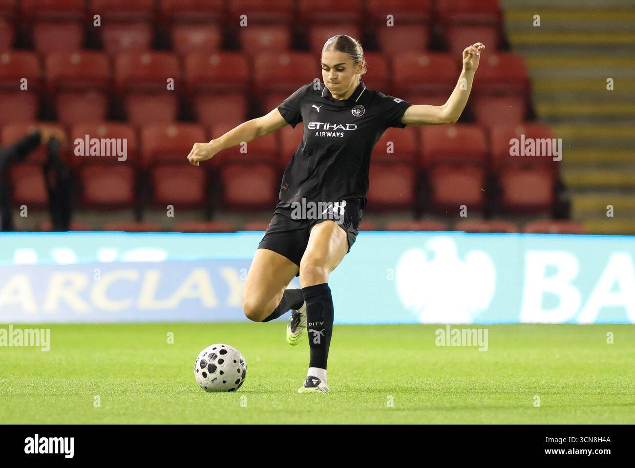 Kerstin Casparij, of Manchester City Women, during the match between ...