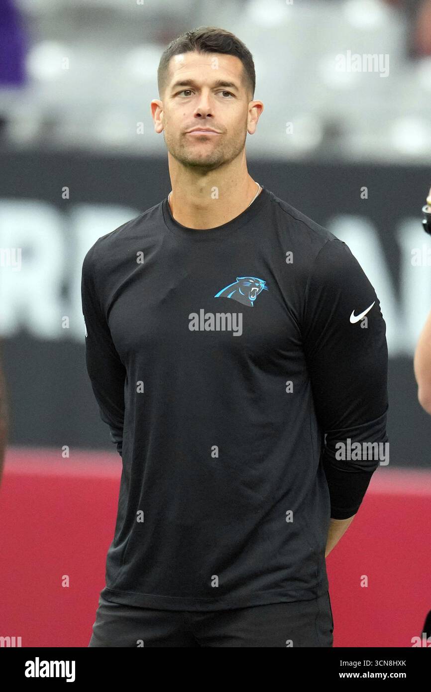 Carolina Panthers head coach Dave Canales during the first half of an ...