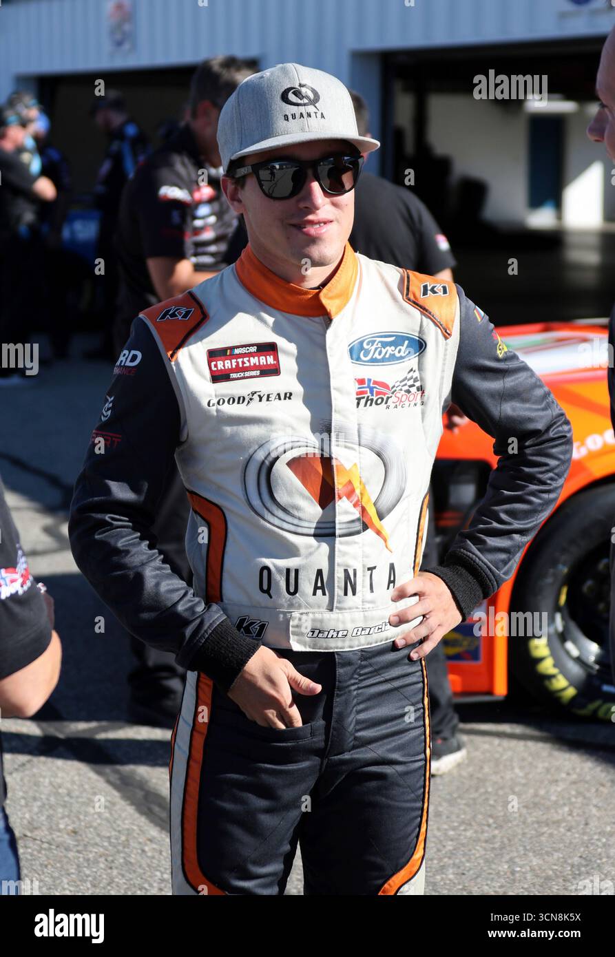 LOUDON, NH - SEPTEMBER 19: Jake Garcia (#13 ThorSport Racing Quanta ...