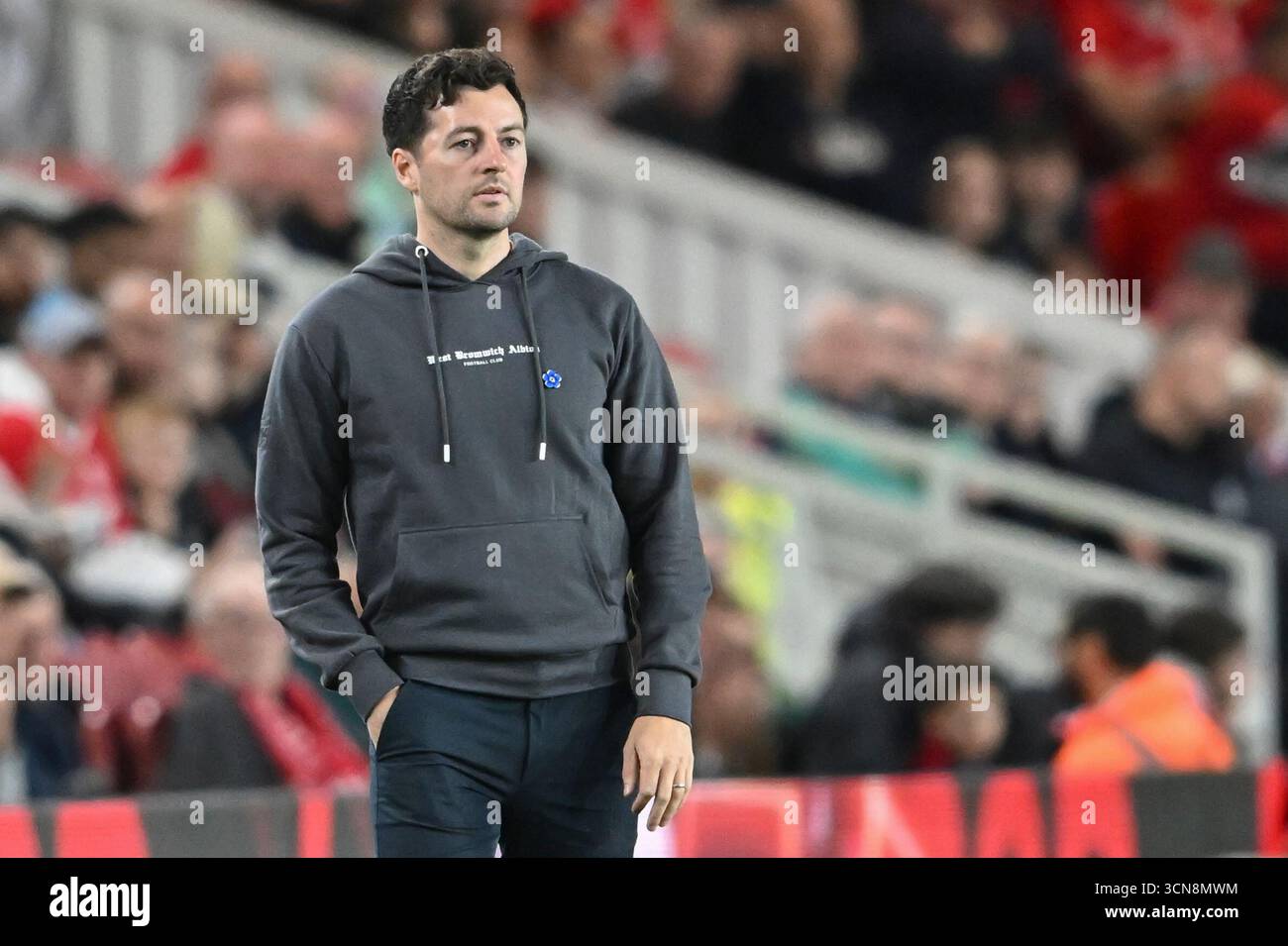 Ryan Mason West Bromwich Albion Manager during the Sky Bet Championship ...