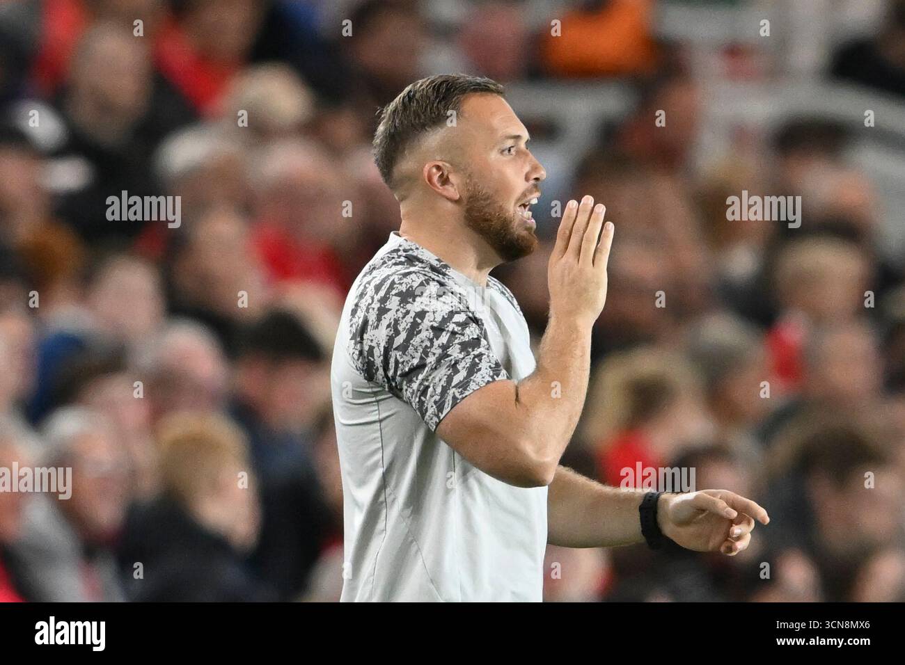 Harry Watling Middlesbrough Assistant Head Coach during the Sky Bet ...