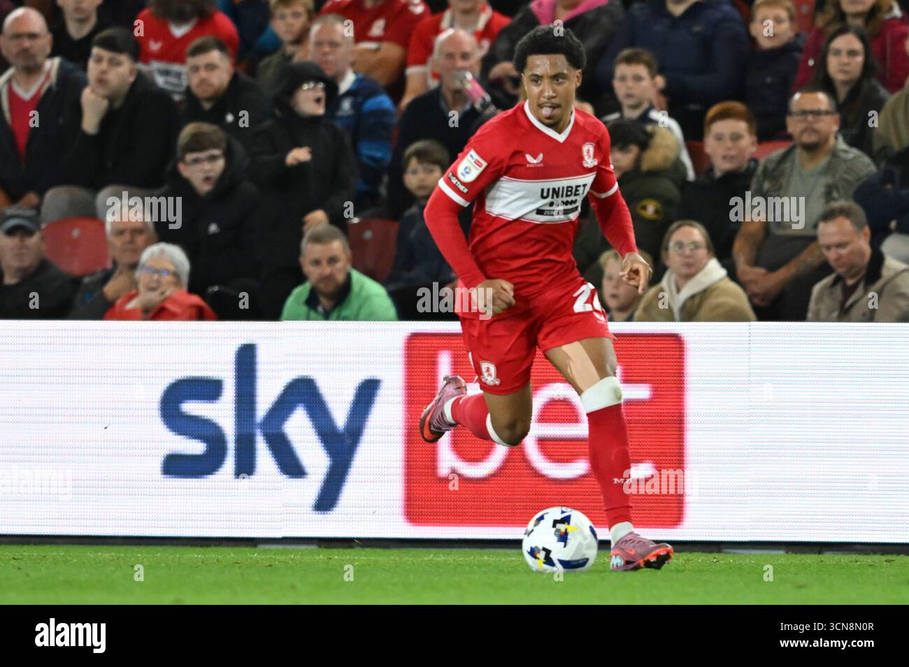 Samuel Silvera of Middlesbrough during the Sky Bet Championship match ...