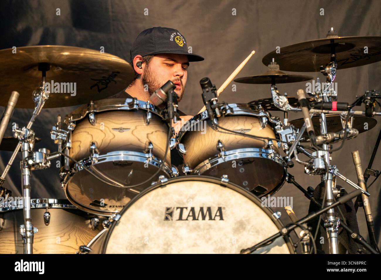 Zev Rosenber of Spiritbox performs during the Louder Than Life music ...