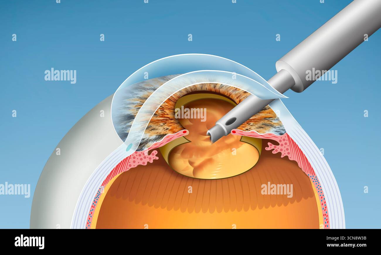 Extraction of the lens in cataracts hi-res stock photography and images ...