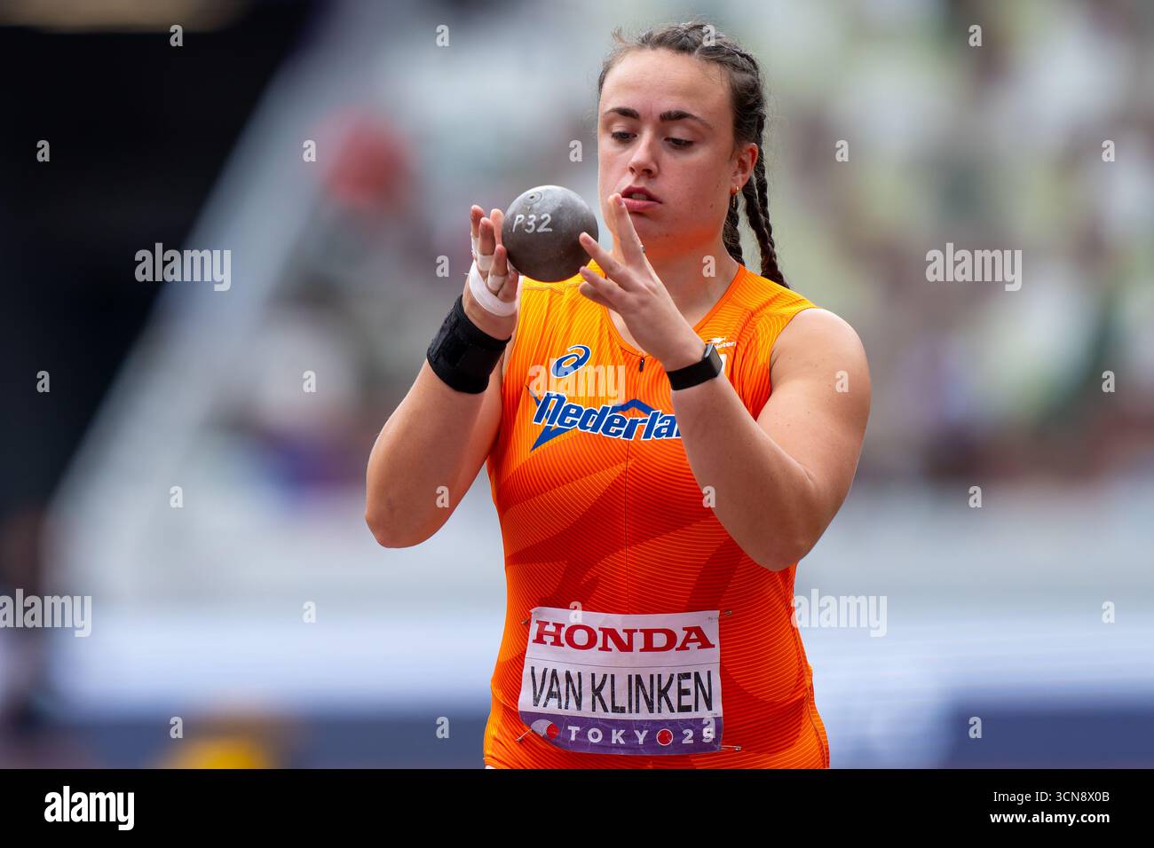 TOKYO, JAPAN - SEPTEMBER 20: Jorinde van Klinken of the Netherlands competing during the Women's ...