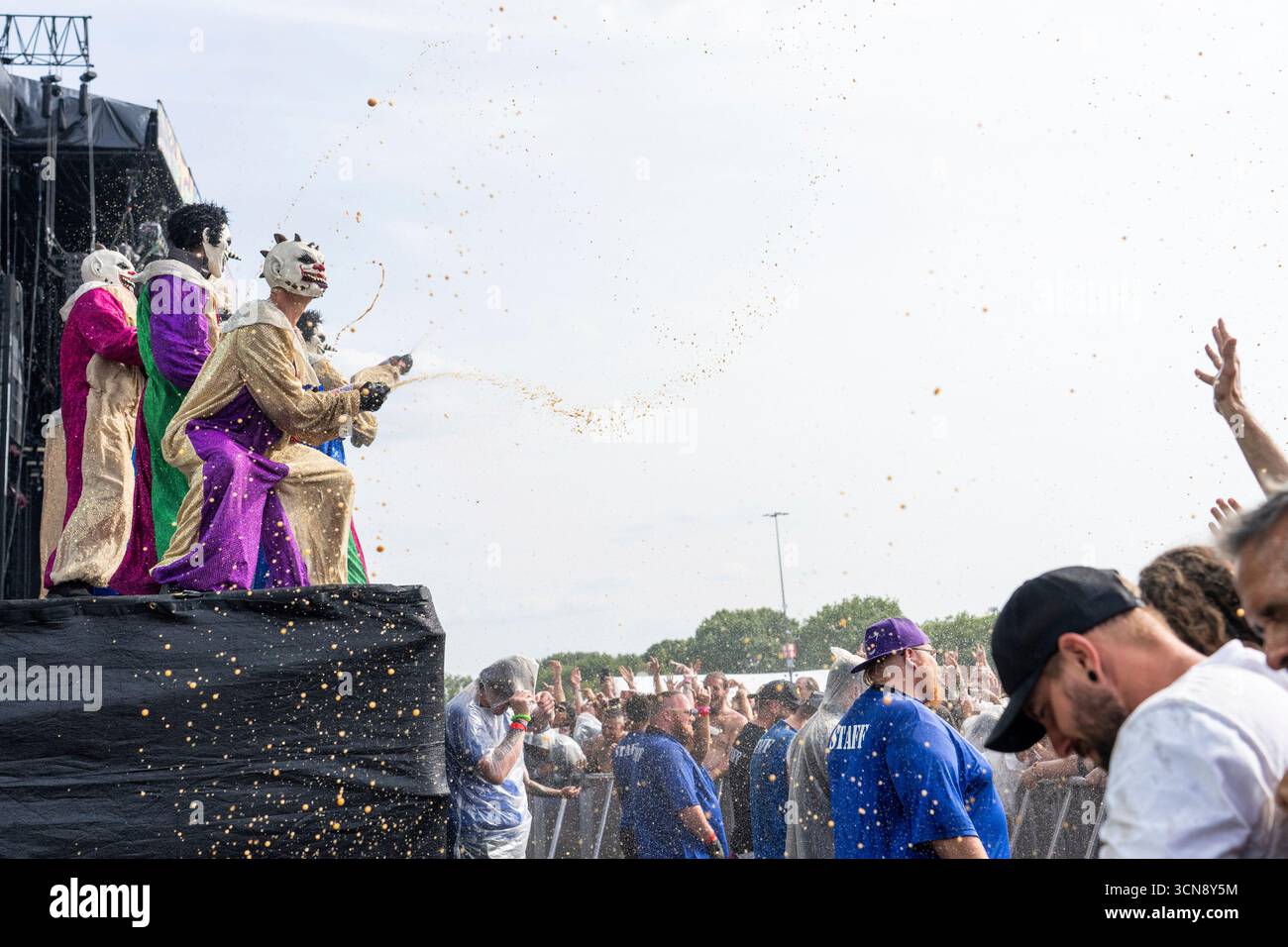 Insane Clown Posse clowns perform during the Louder Than Life music ...