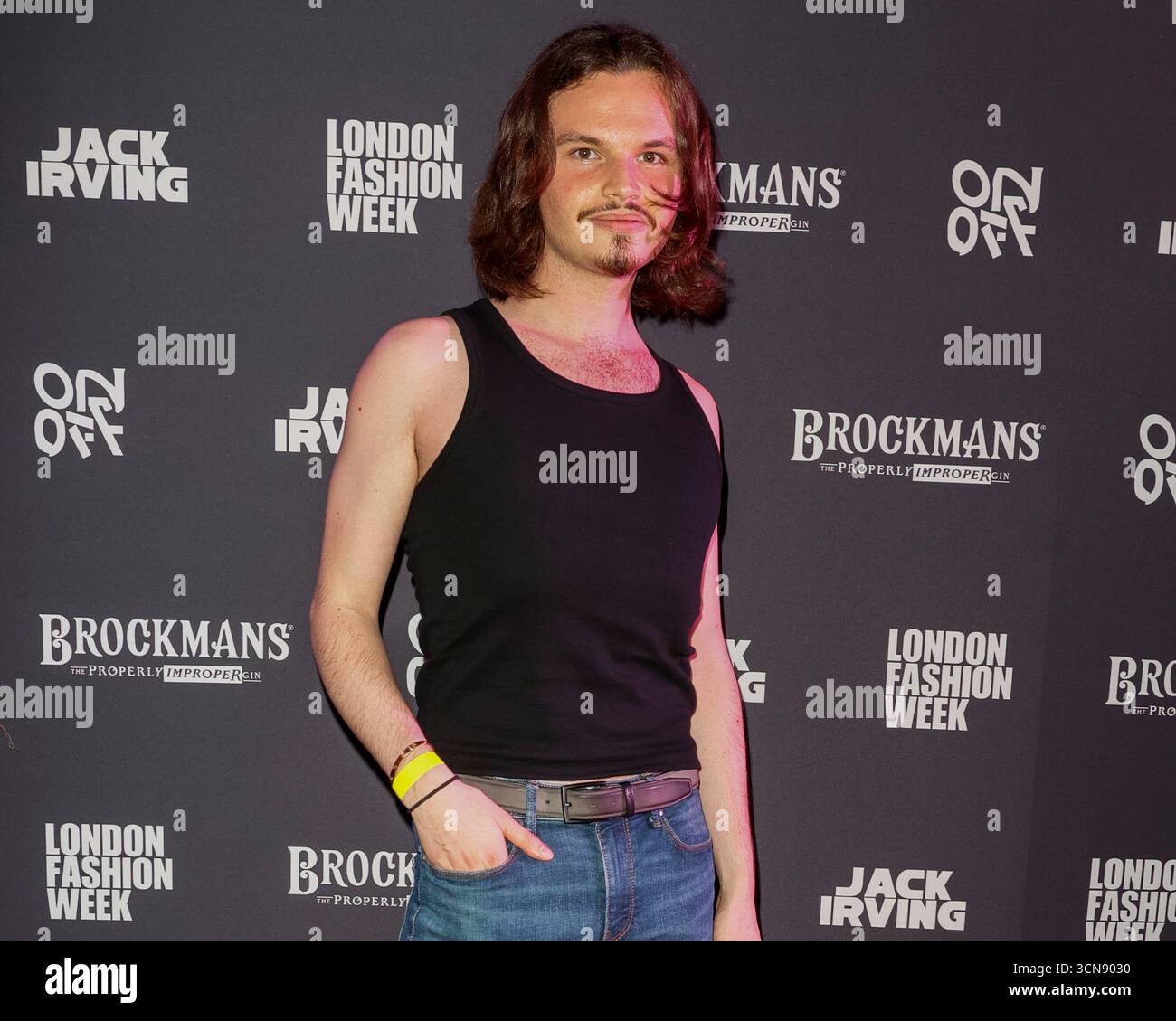 Alexander Ron attends the London Fashion Week On Off Jack Irving ...