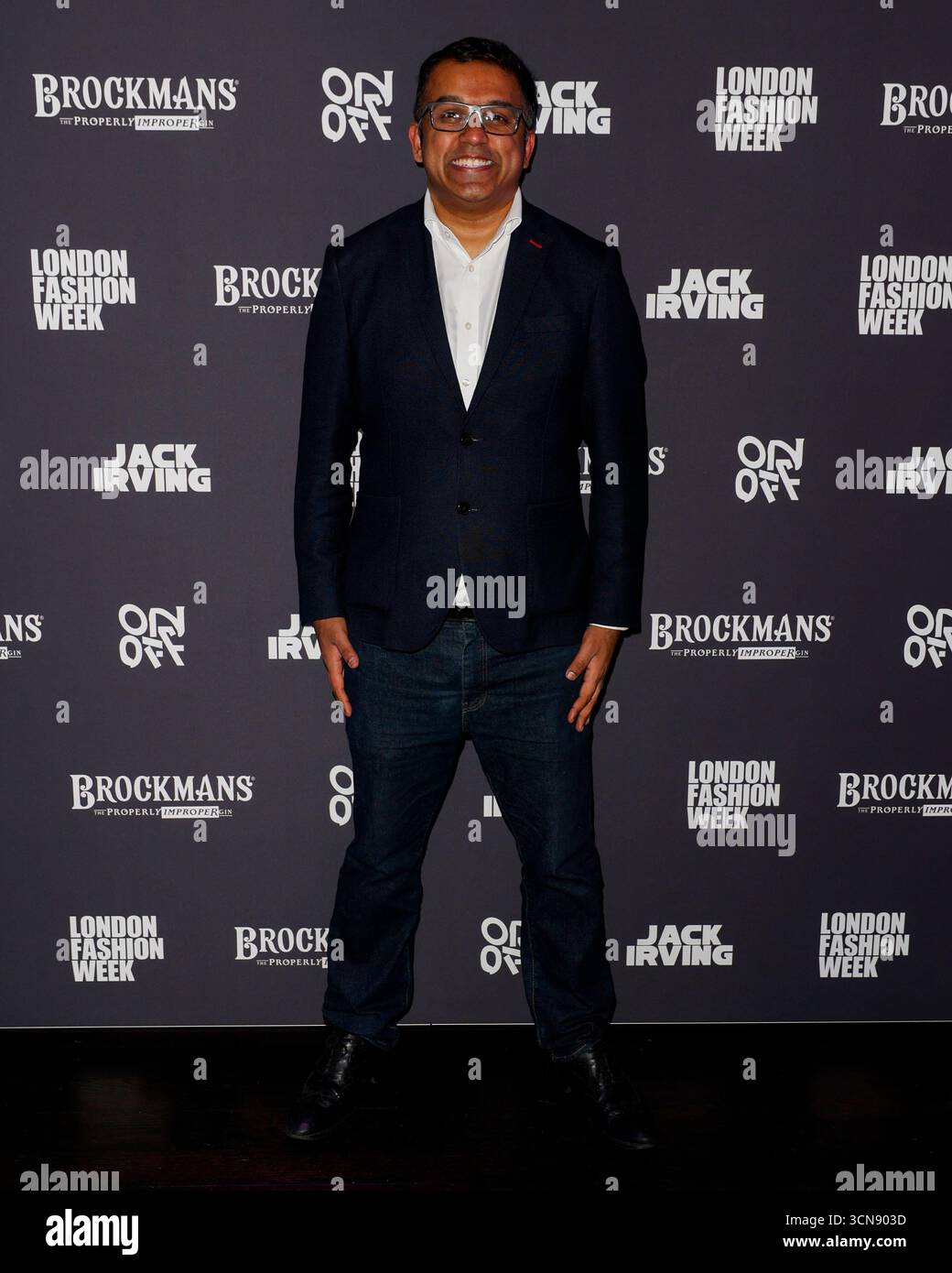 Pritesh Damani attends the London Fashion Week On Off Jack Irving ...