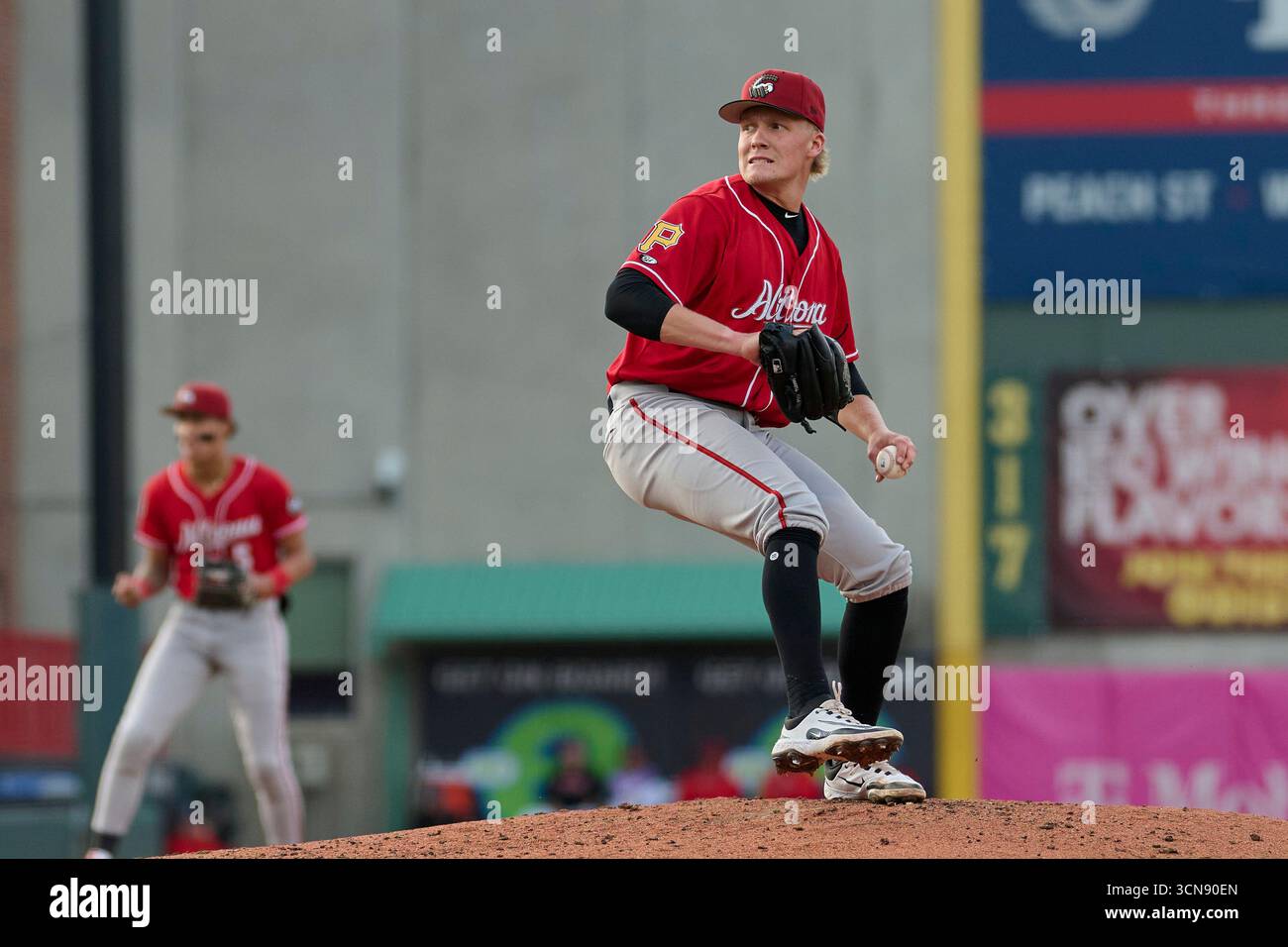 Altoona Curve pitcher Connor Wietgrefe (37) during an MiLB Eastern ...