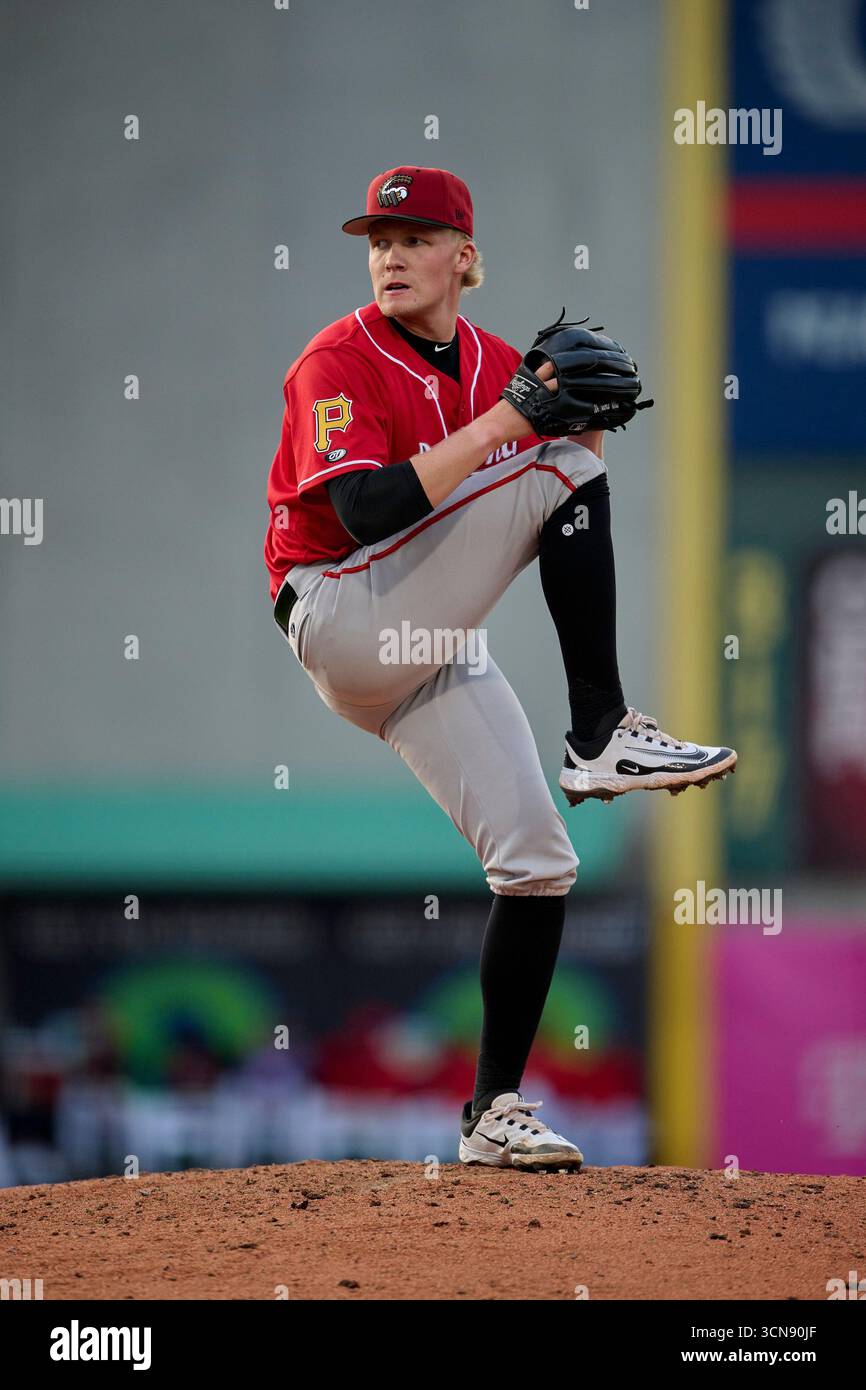 Altoona Curve pitcher Connor Wietgrefe (37) during an MiLB Eastern ...