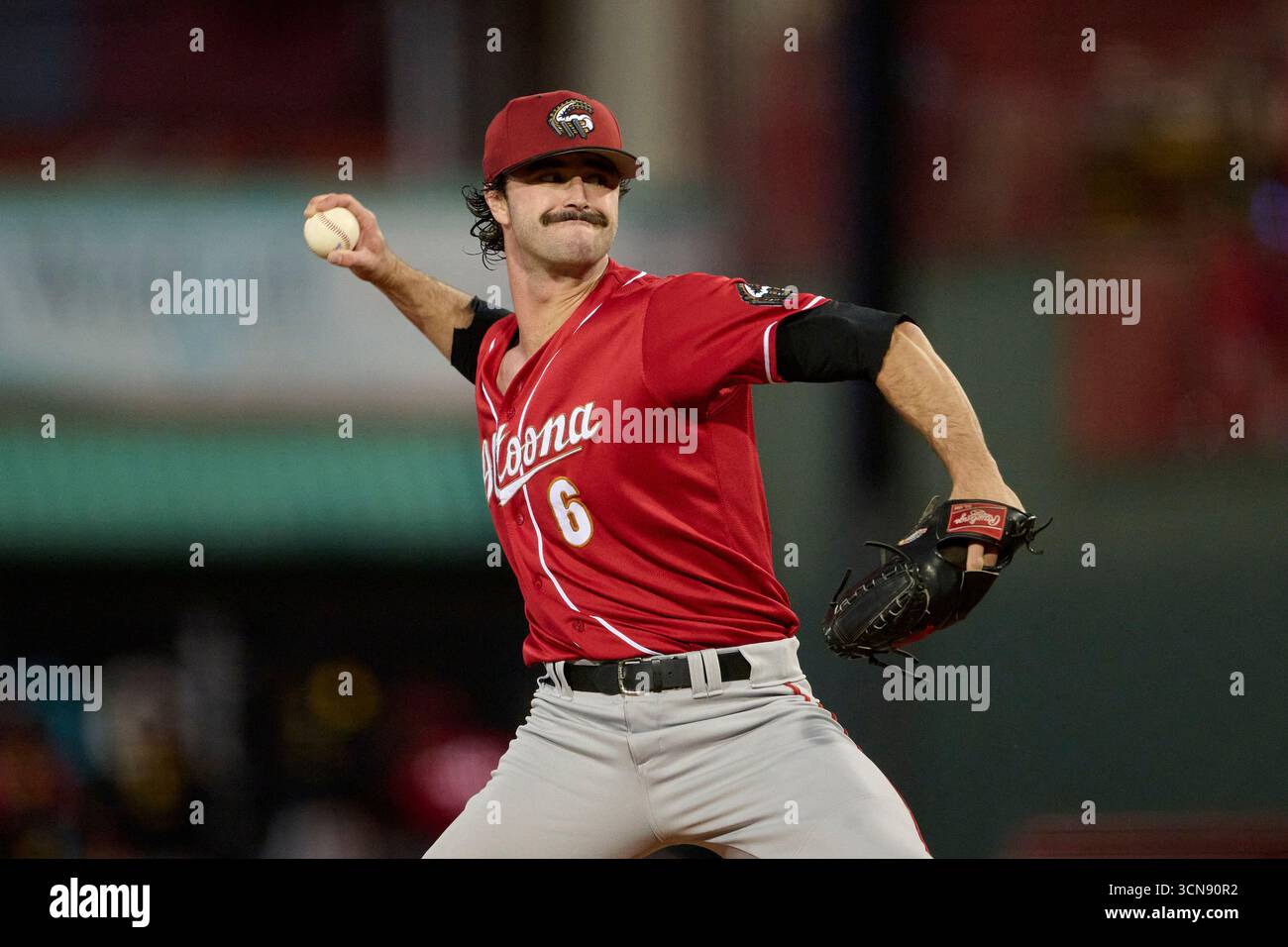 Altoona Curve pitcher Michael Walsh (6) during an MiLB Eastern League ...
