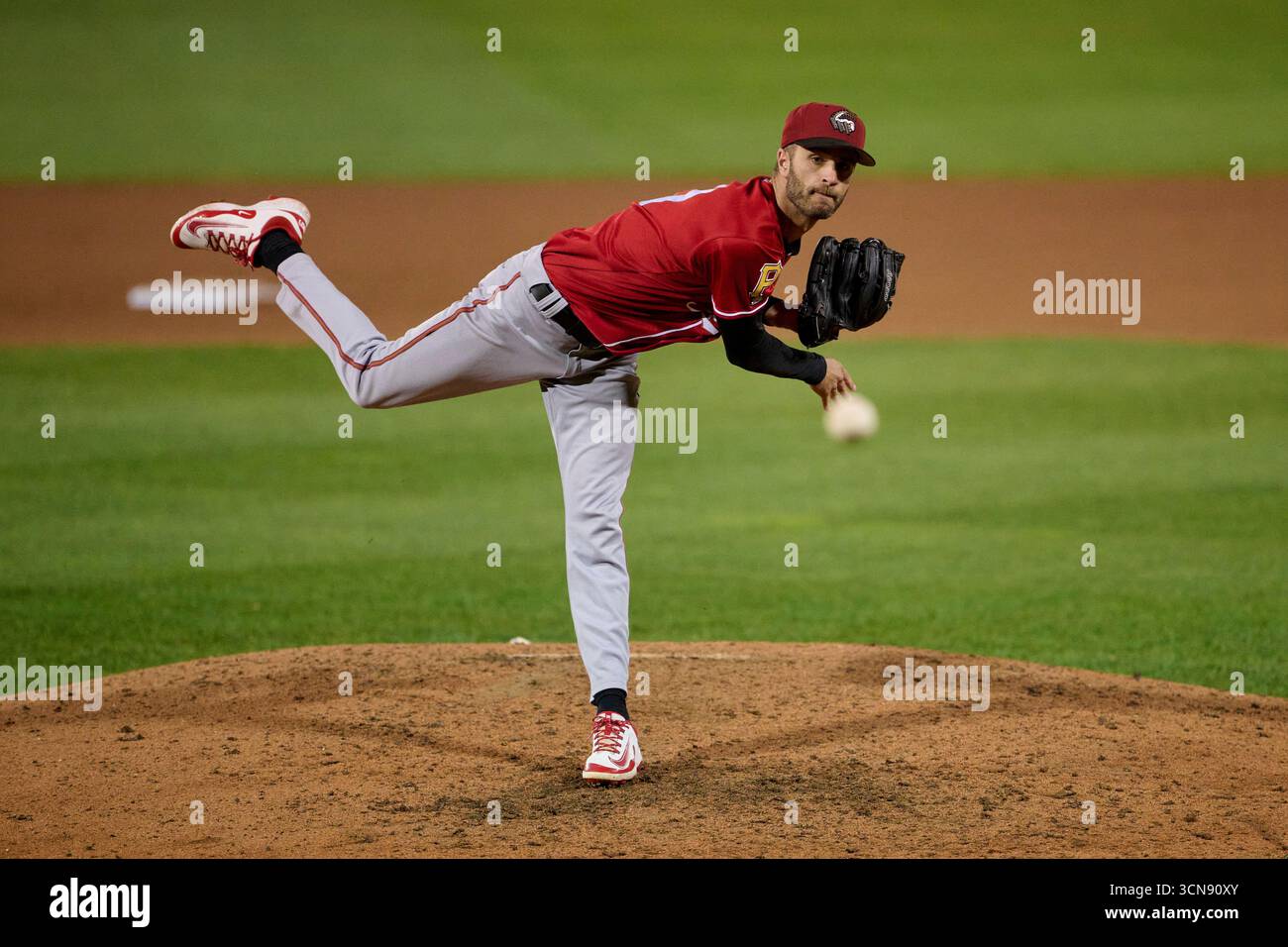 Altoona Curve pitcher Justin Meis (47) during an MiLB Eastern League ...