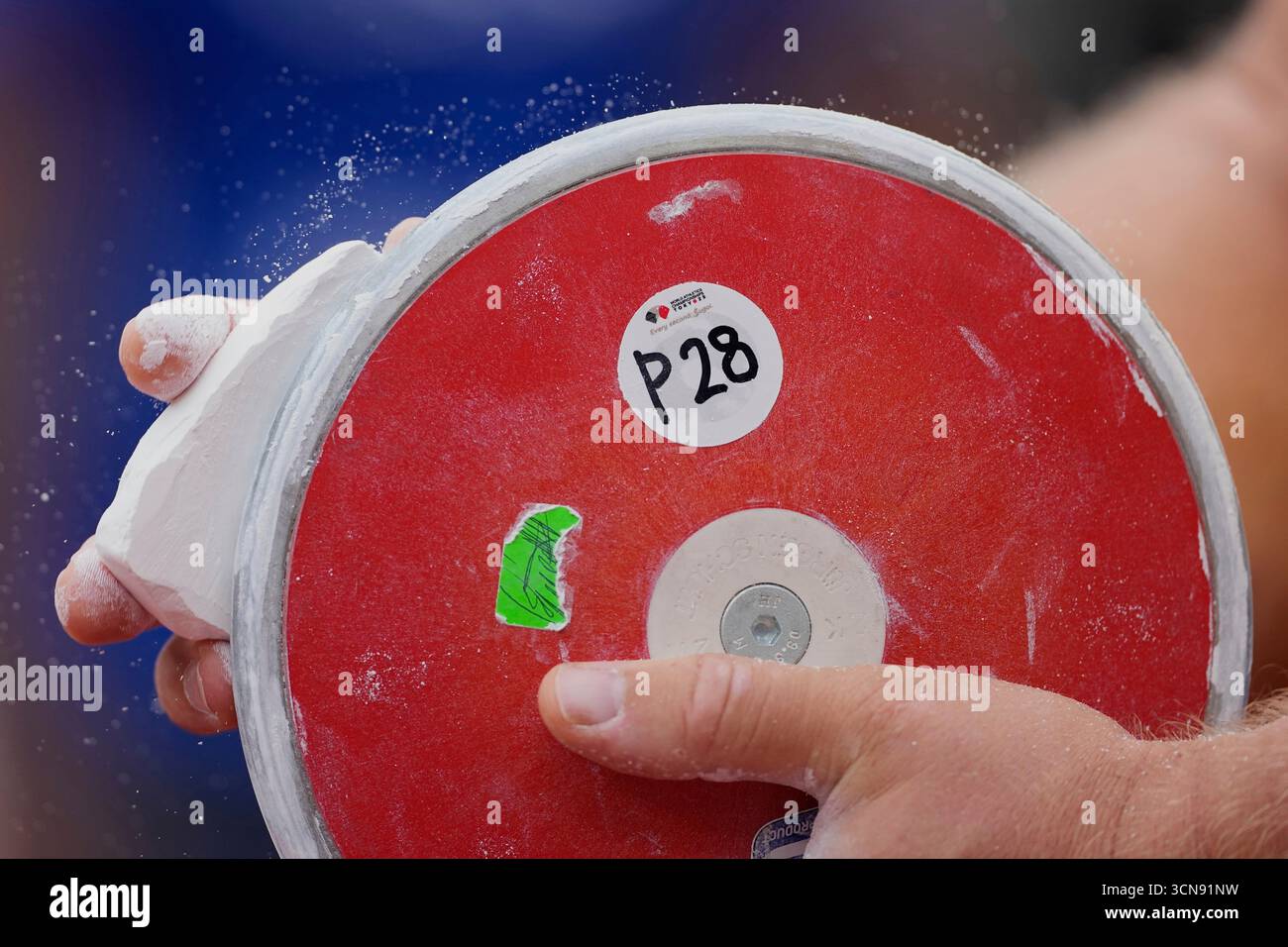 Lithuania's Andrius Gudzius competes in the men's discus throw ...