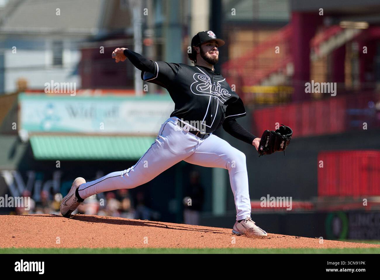 Erie SeaWolves pitcher Jaden Hamm (21) during an MiLB Eastern League ...
