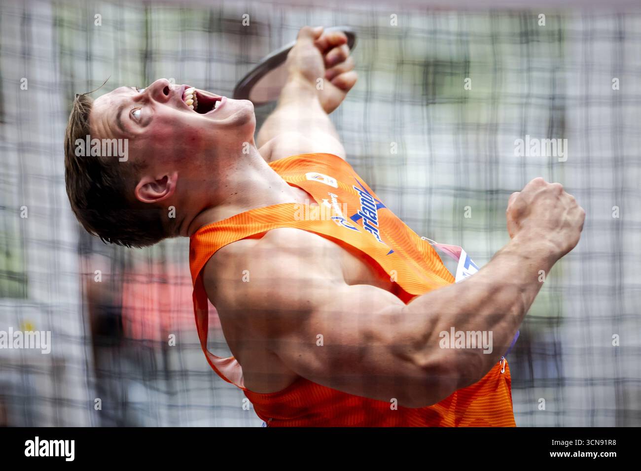 TOKYO - Ruben Rolvink in the discus throw at the World Athletics ...