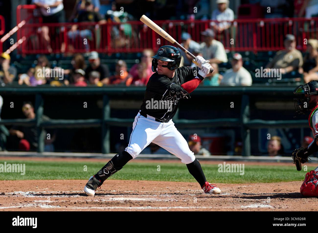 Erie SeaWolves Kevin McGonigle (2) bats during an MiLB Eastern League ...