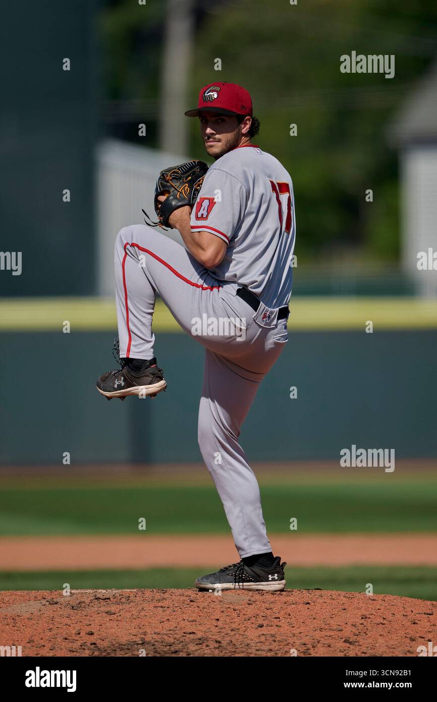 Altoona Curve pitcher Joshua Loeschorn (17) during an MiLB Eastern ...