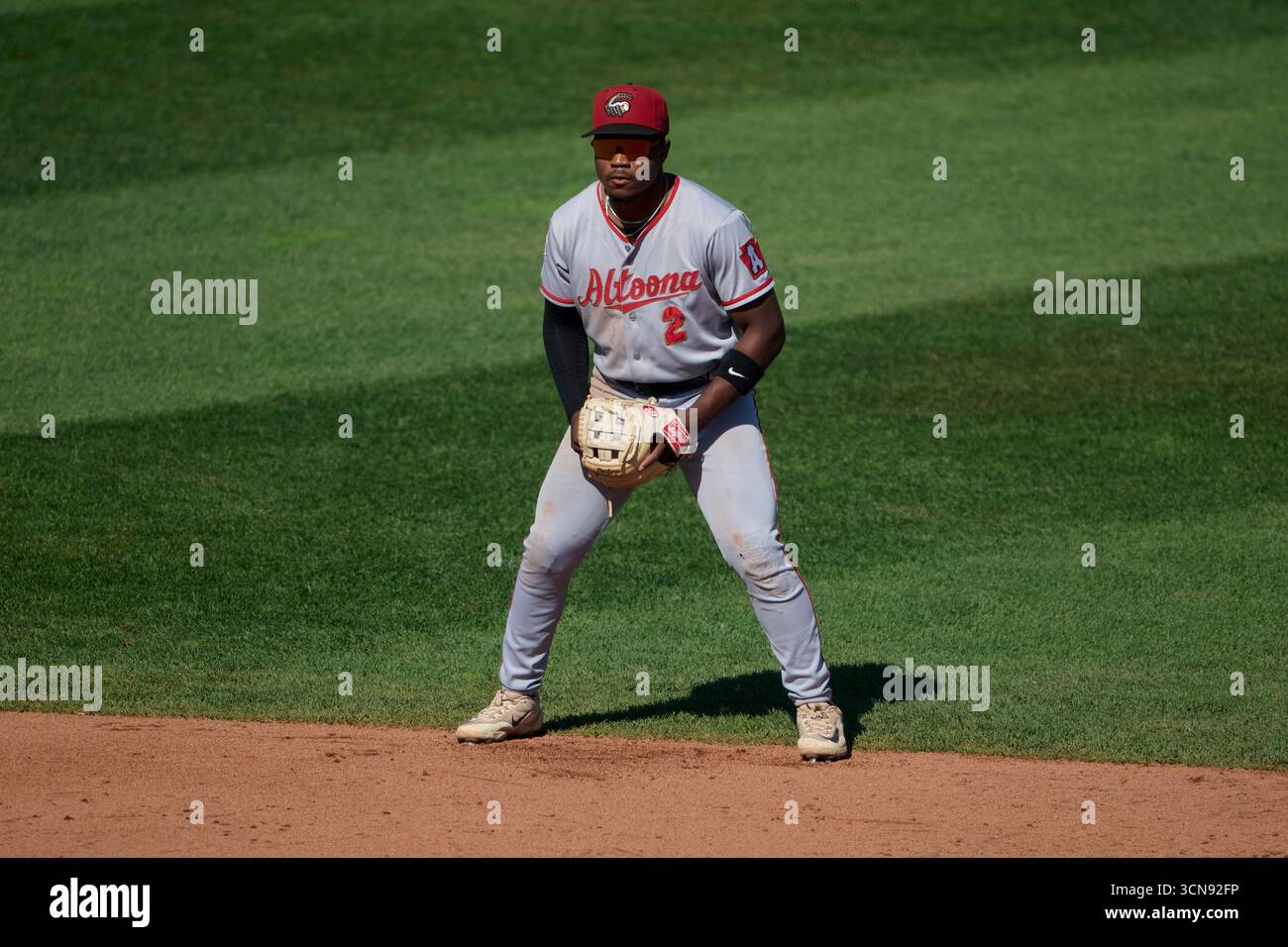 Altoona Curve second baseman Termarr Johnson (2) during an MiLB Eastern ...