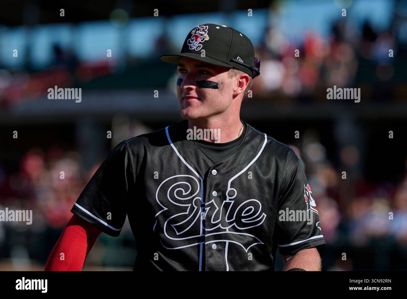 Erie SeaWolves Kevin McGonigle (2) after an MiLB Eastern League ...