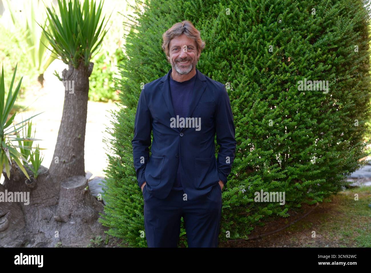 Angelo Mellone attends the Ciao Maschio Rai1 tv program photocall at ...