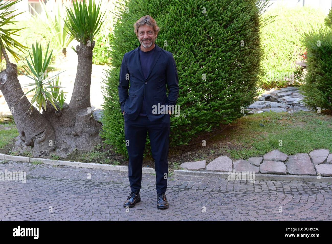 Angelo Mellone attends the Ciao Maschio Rai1 tv program photocall at ...