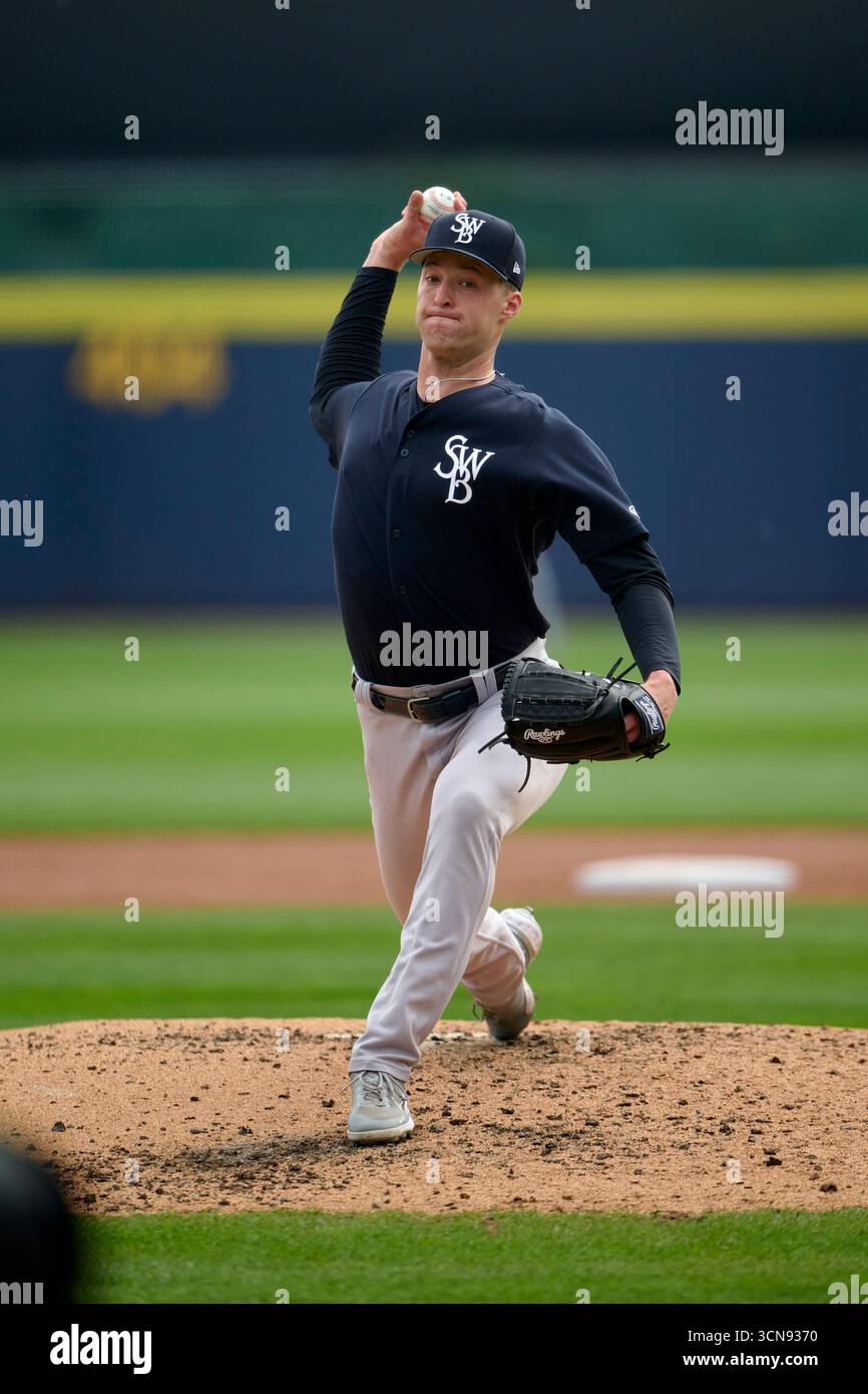 Scranton/Wilkes-Barre RailRiders pitcher Bailey Dees (44) during an ...