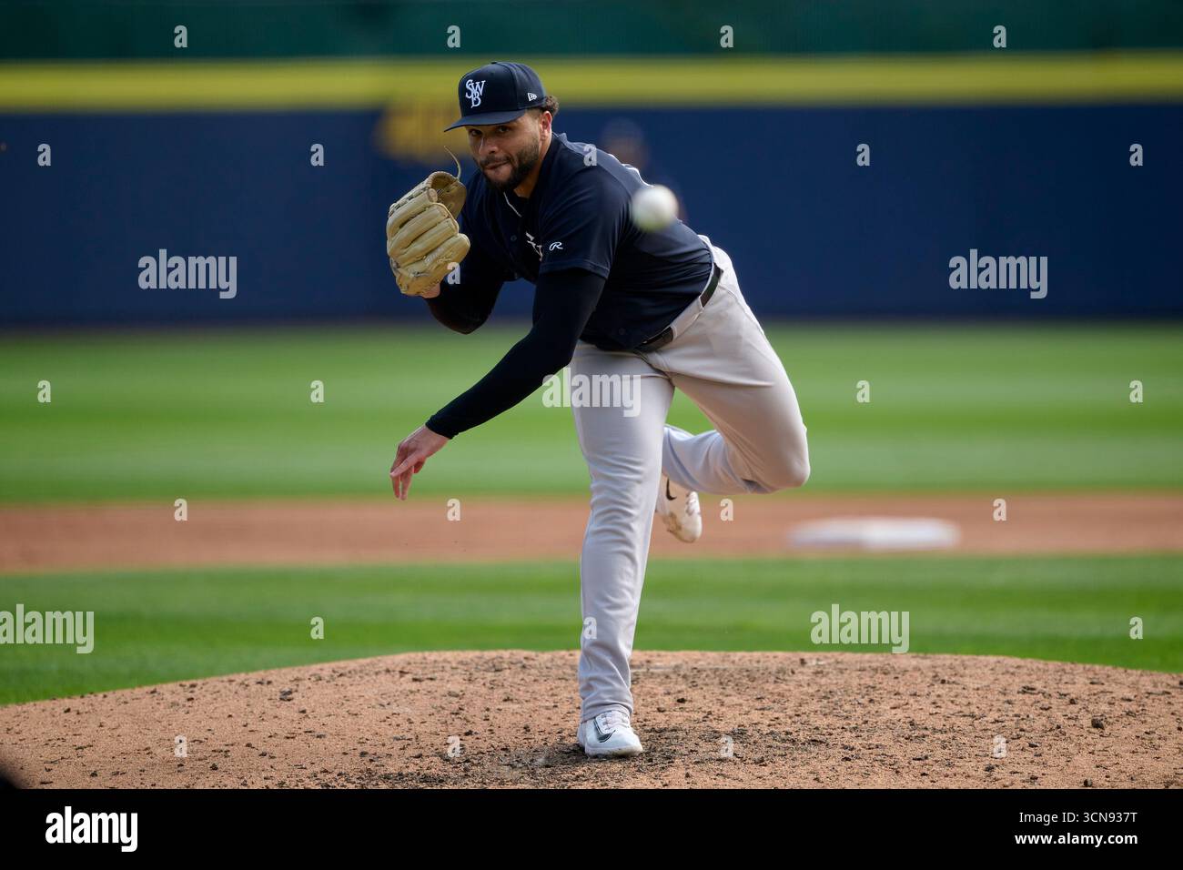 Scranton/Wilkes-Barre RailRiders pitcher Jayvien Sandridge (88) during ...