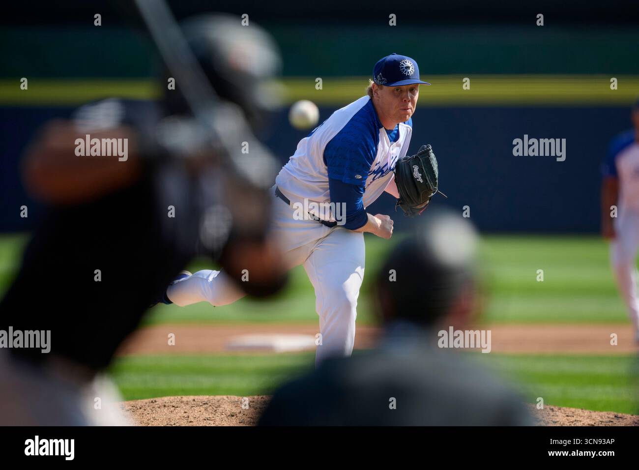 Buffalo Bisons pitcher Paxton Schultz (28) during an MiLB International ...