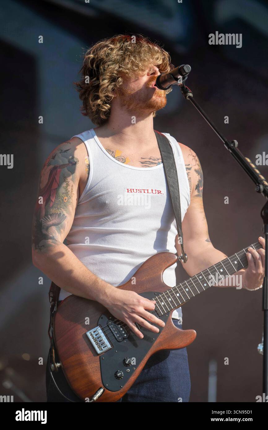 Jakob Nowell, of Sublime, performs during the Shaky Knees Music ...