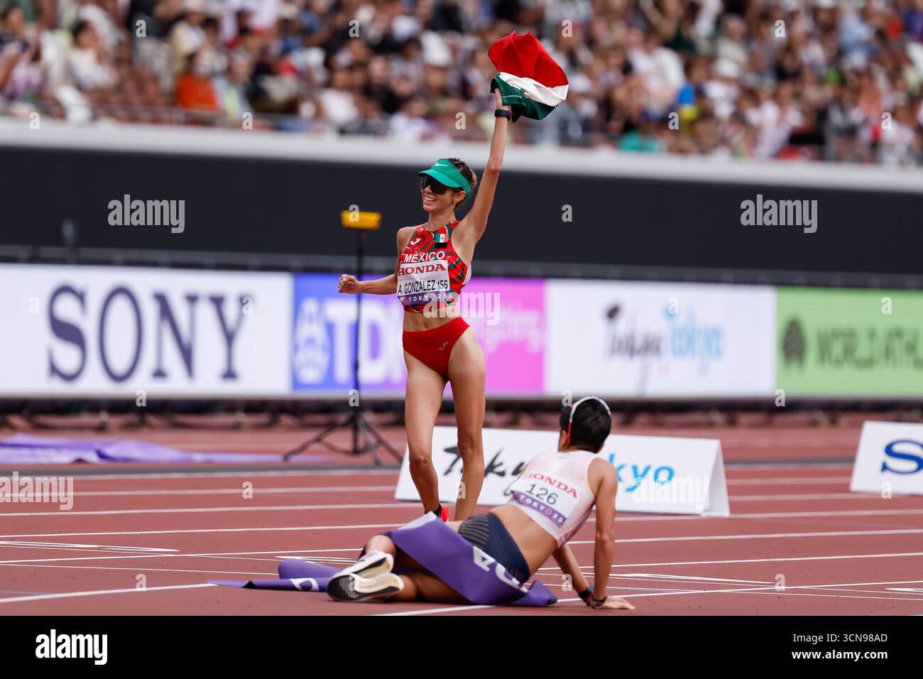 Alegna GONZÁLEZ of Mexico winner of the Silver Medal competing in the ...