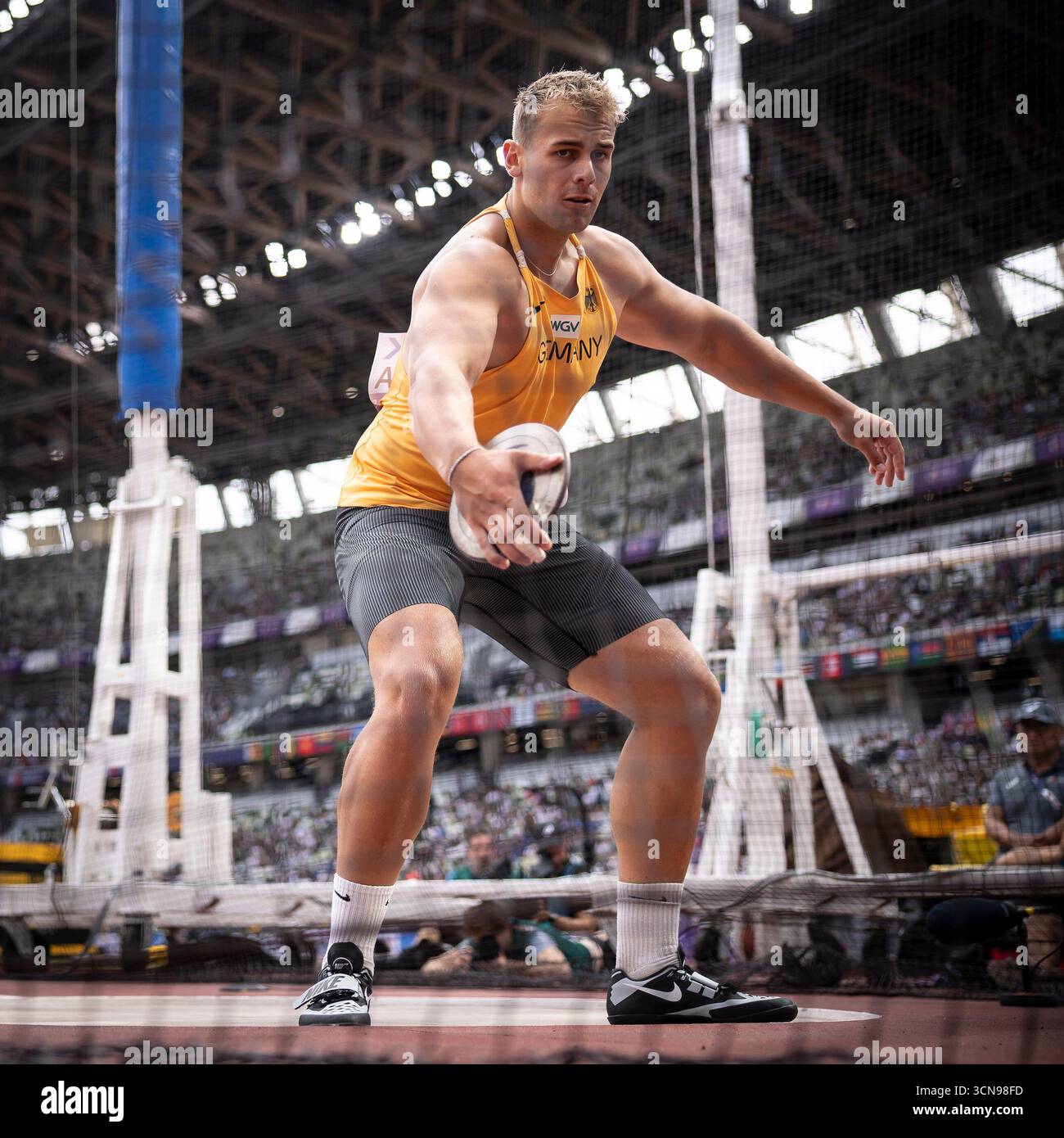 Mika Sosna (GER) an Tag 8 der World Athletics Championships im National ...