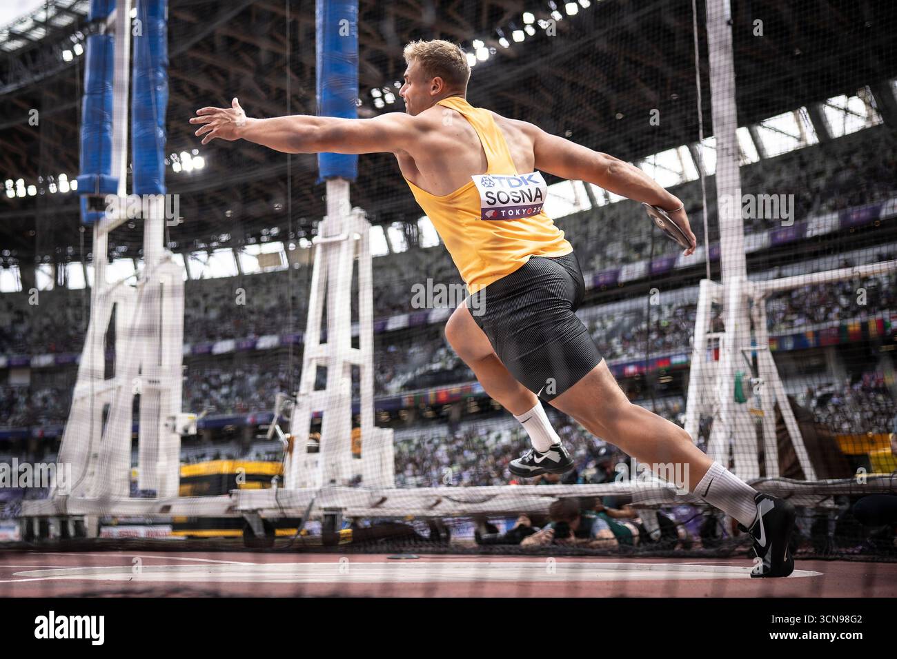 Mika Sosna (GER) an Tag 8 der World Athletics Championships im National ...