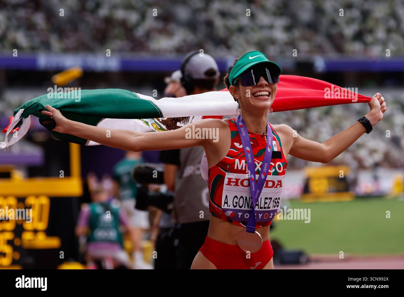 Alegna GONZÁLEZ of Mexico winner of the Silver Medal competing in the ...