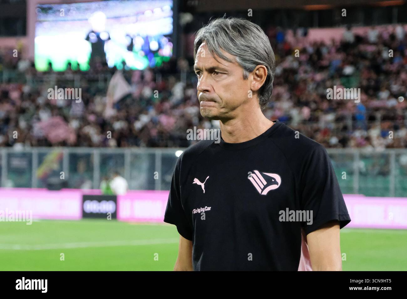 Filippo Inzaghi (Palermo FC) during Palermo FC VS SSC Bari Serie B 25/26 at the Renzo Barbera ...