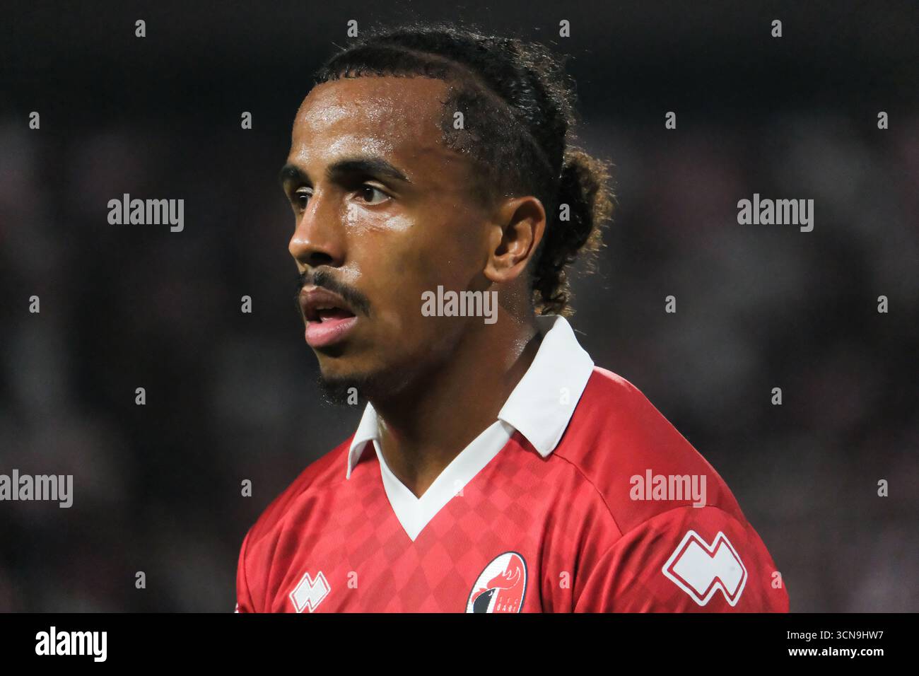 Mehdi Dorval (SSC Bari) in action during Palermo FC VS SSC Bari Serie B ...