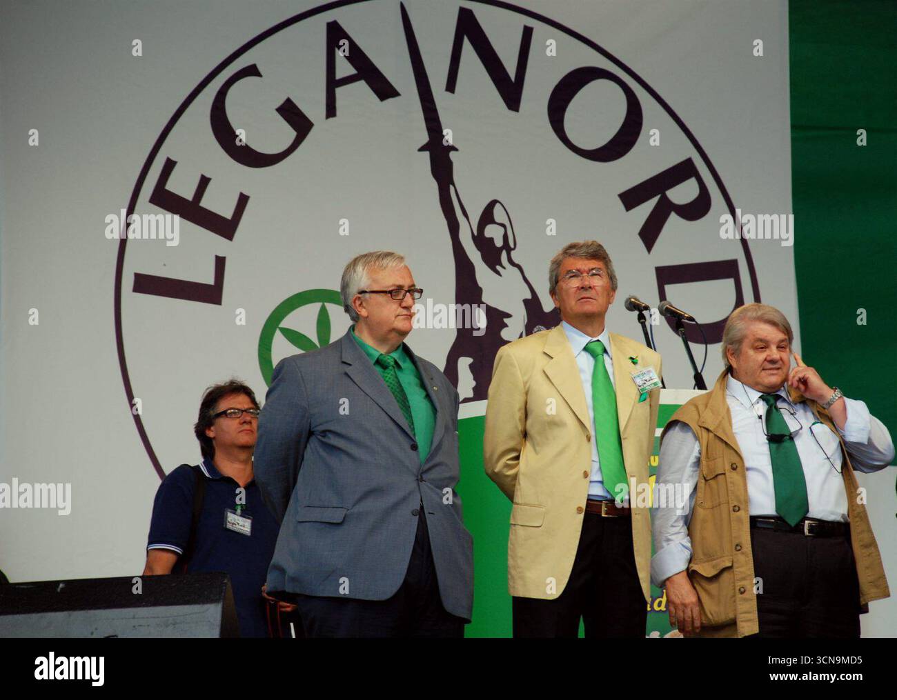 PONTIDA - PONTIDA FESTA DEMONSTRATION OF THE NORTHERN LEAGUE BORGHEZIO ...