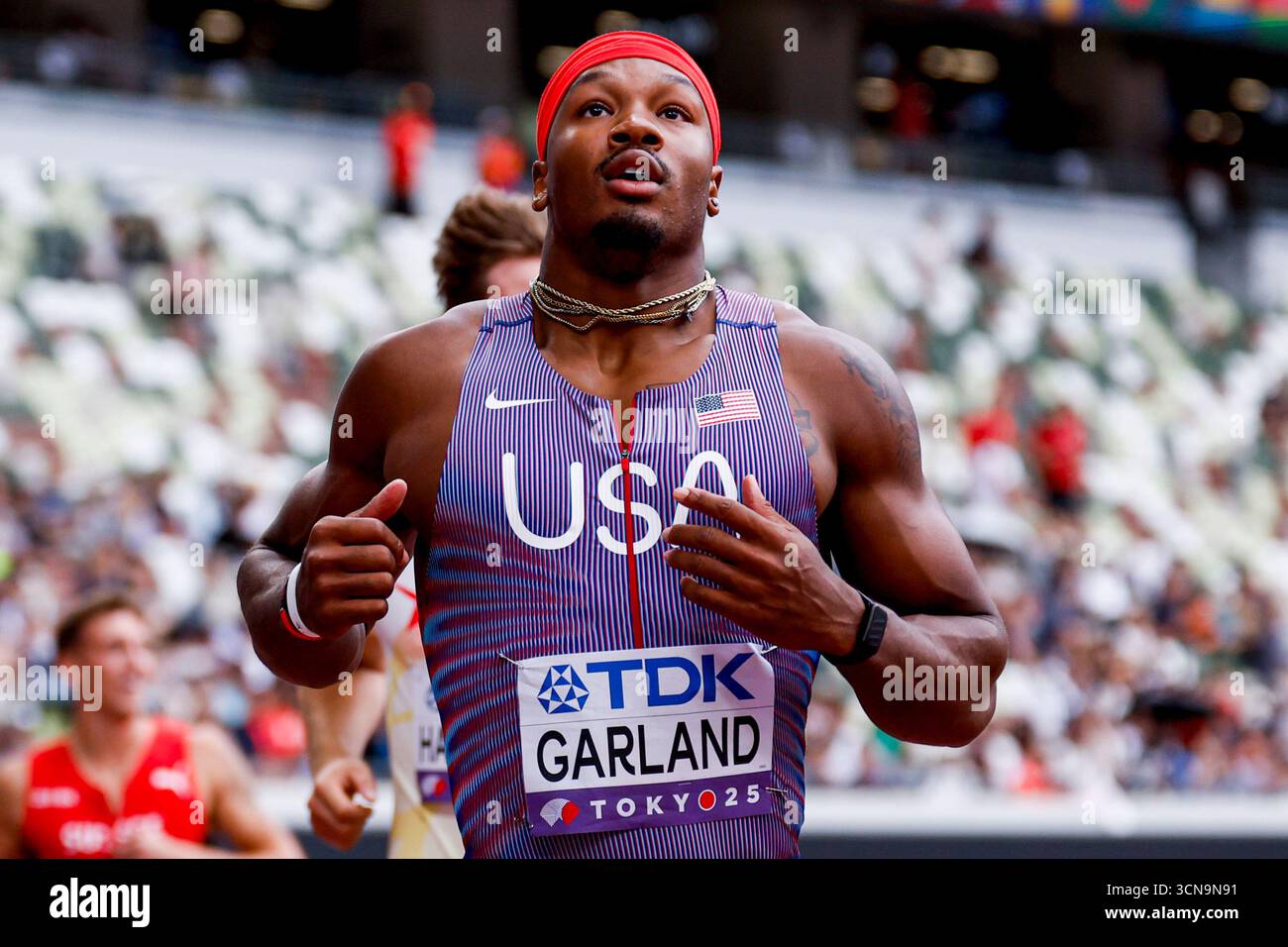 Kyle Garland of United States of America during the Decathlon Men's 100 ...