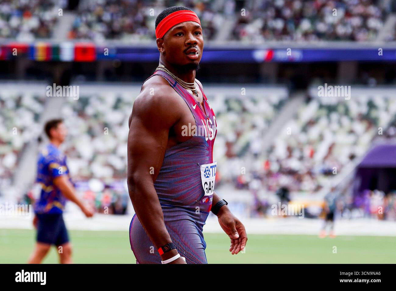 Kyle Garland of United States of America looks on after during the ...