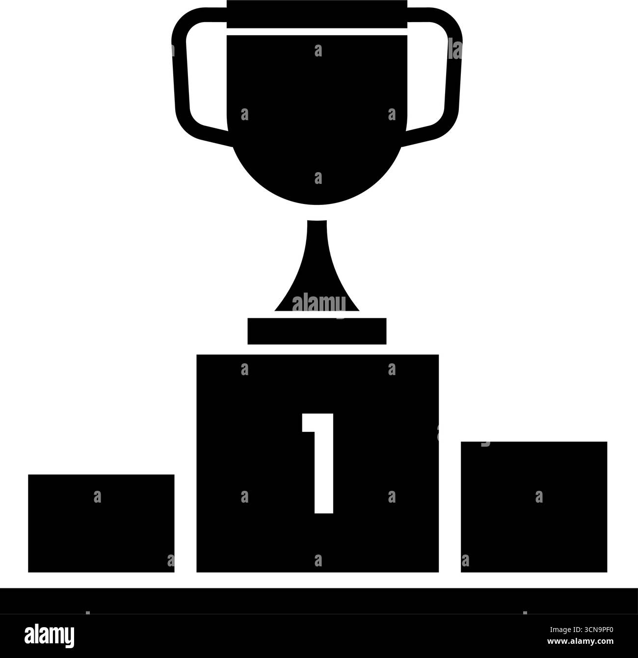 Winner podium, trophy, award vector icon Stock Vector Image & Art - Alamy