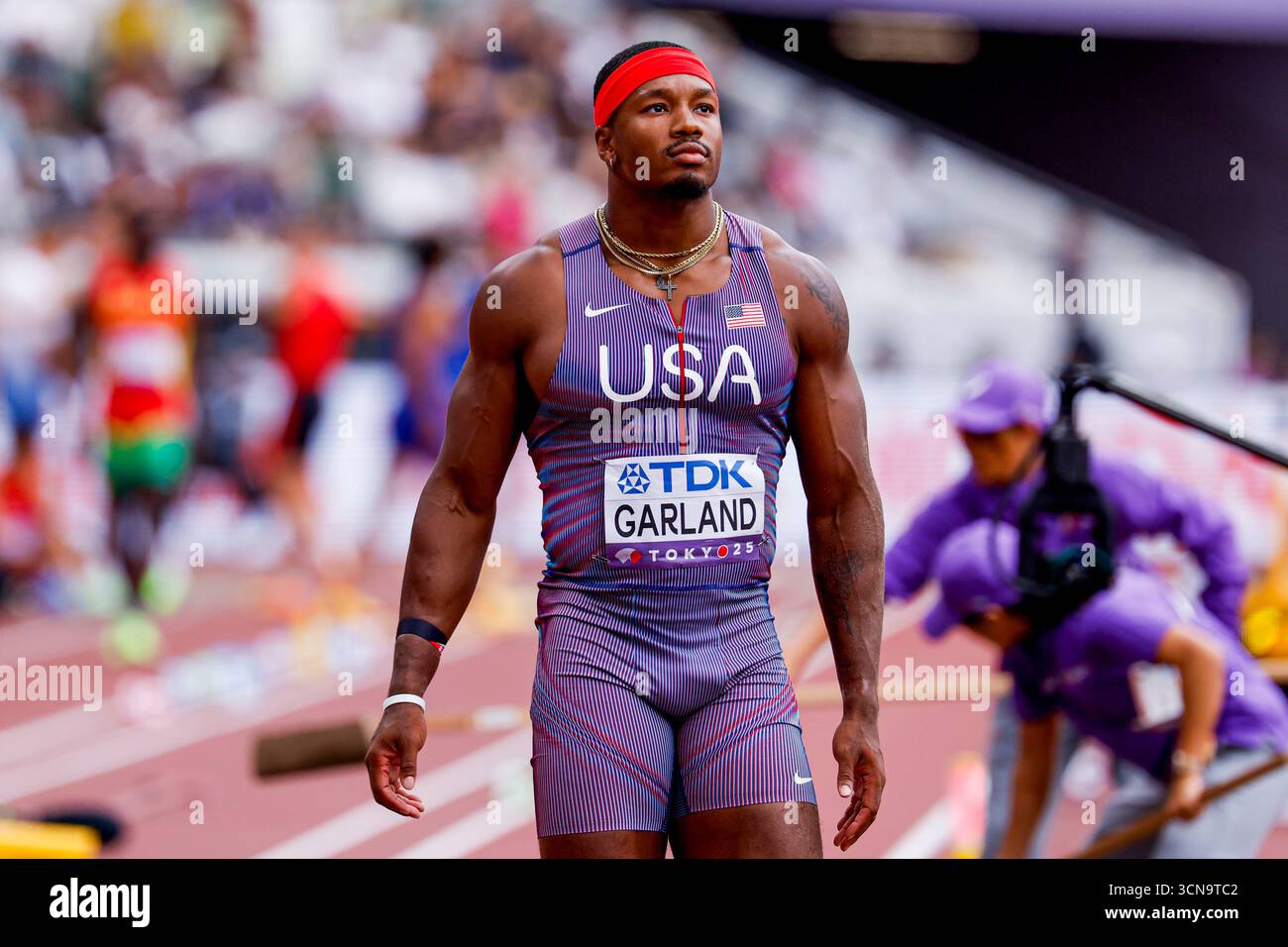 Kyle Garland of United States of America during the Decathlon Men's ...