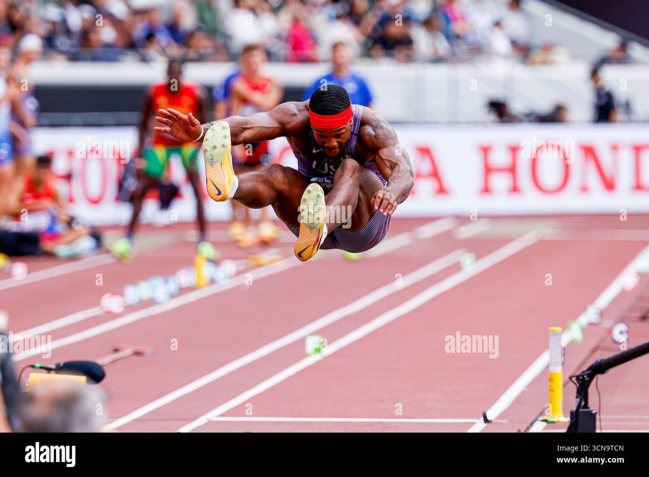 Kyle Garland of United States of America during the Decathlon Men's ...