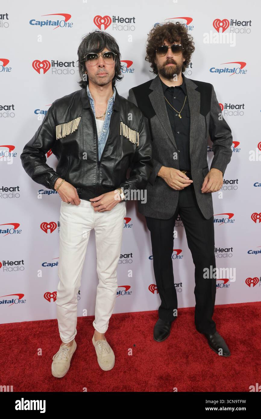 Xavier de Rosnay and Gaspard Augé of Justice attend the 2025 ...