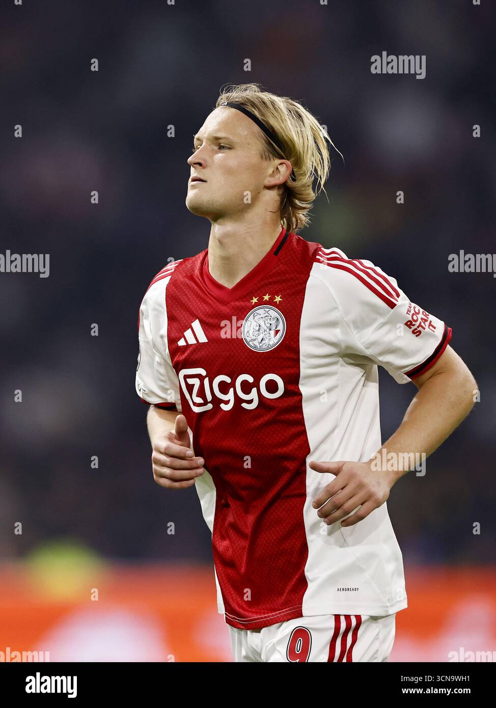AMSTERDAM - Kasper Dolberg of Ajax during the UEFA Champions League ...