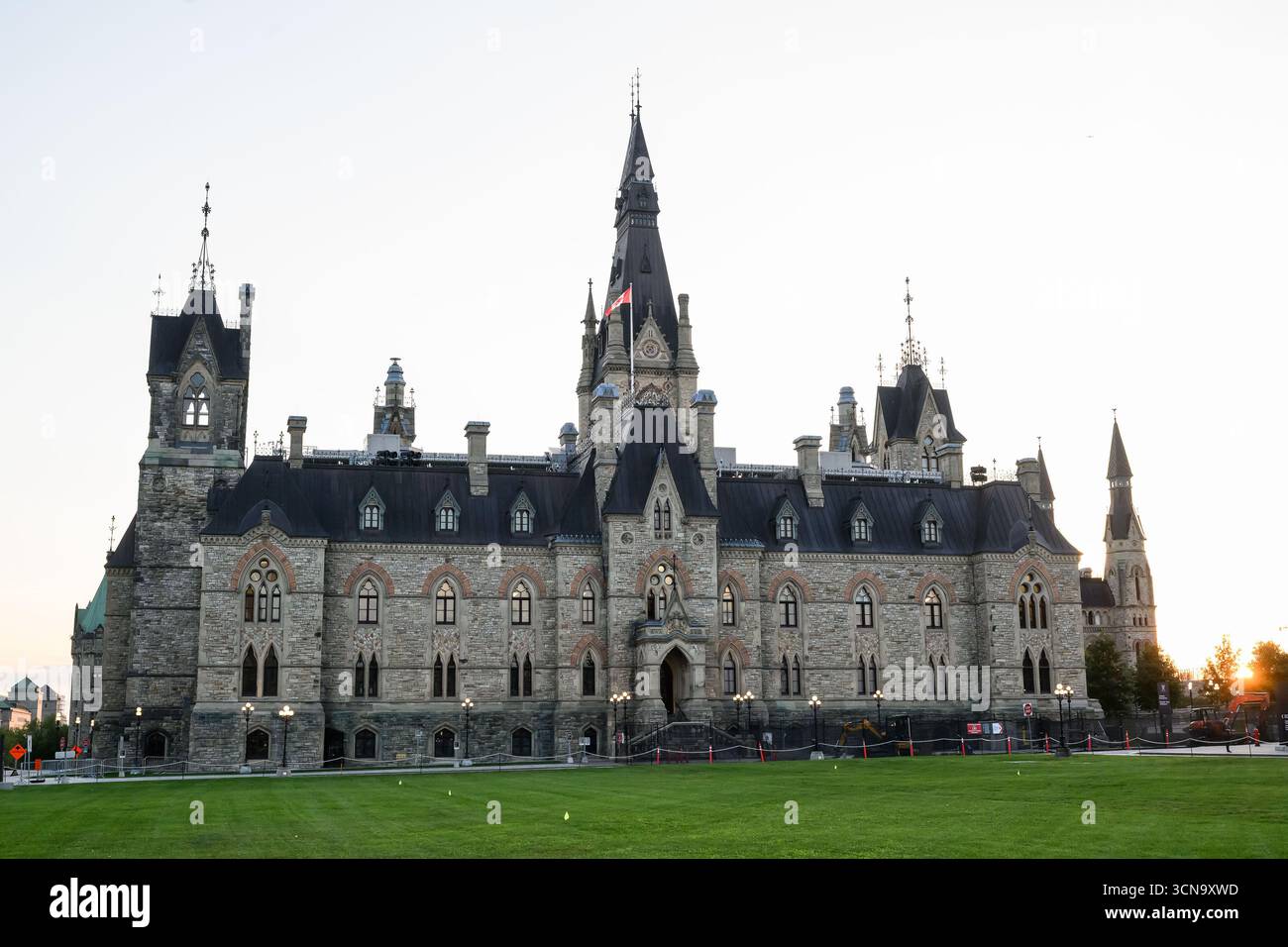 The East Block in Canada's Parliament Hill in Ottawa on September 10 ...