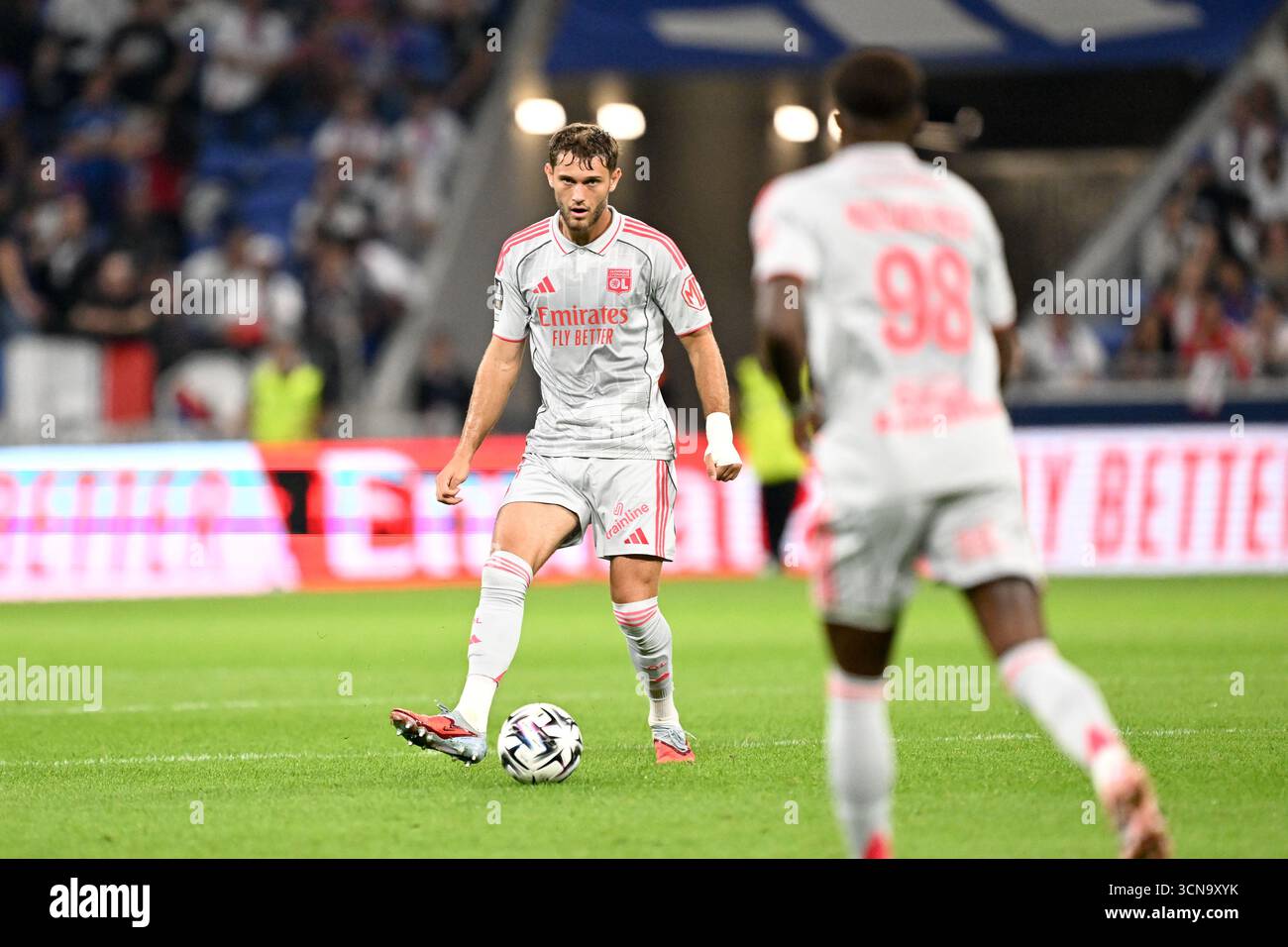 06 Tanner TESSMANN (ol) during the Ligue 1 McDonald's match between ...